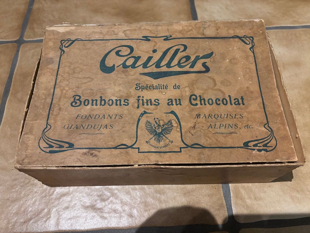 CAILLER Fabrique de Chocolat, F.- L. CAILLER, BROC 1921 (Gebraucht) in ...