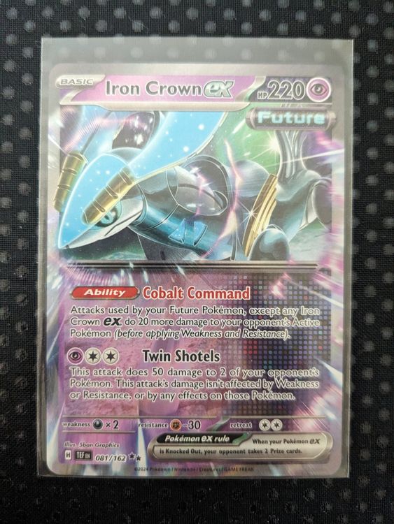 Pokémon Temporal Forces - Iron Crown EX 081/162 ( EN ) | Kaufen auf Ricardo