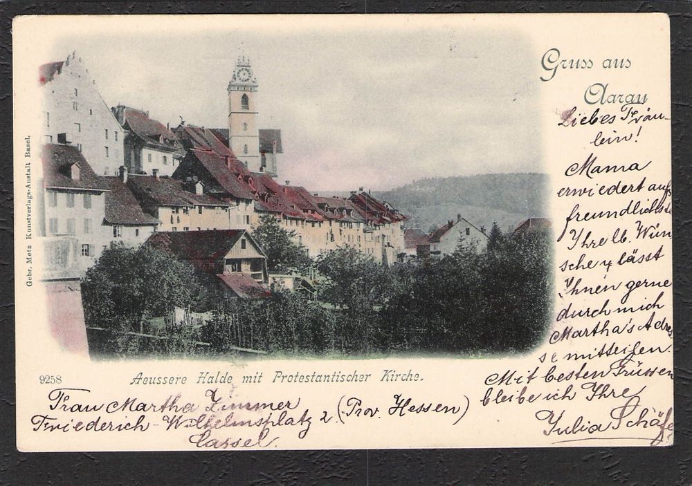 AK,AG , Aarau , Aeussere Halde , 1898 (Gebraucht) in Reichenburg für CHF 14 – mit Lieferung auf ...