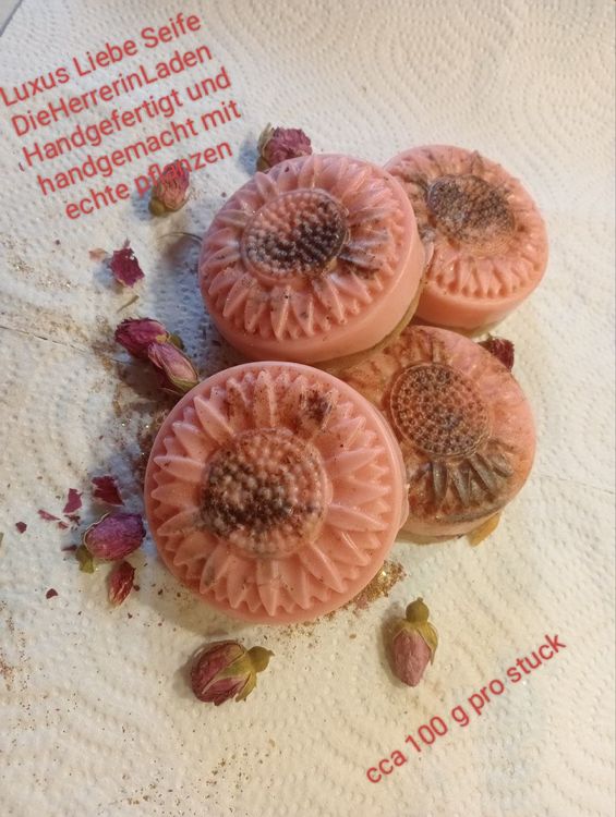 Luxus Liebe Seife Handgefertigt mit natürlichen Pflanzen (Neu und ...