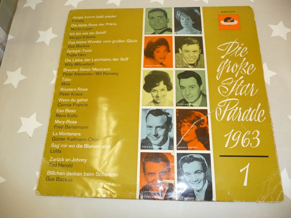 LP: Die grosse Star Parade 1963 1 (Gebraucht) in Rafz für CHF 5 – mit ...