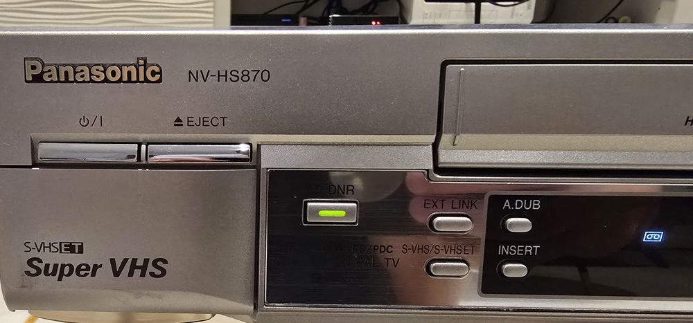 Magnétoscope Panasonic NV-HS870 Super Drive, Super VHS 49 (D'occasion ...