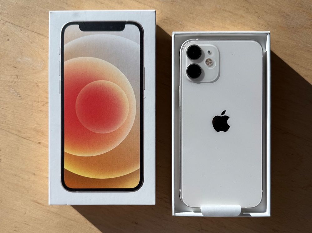 Apple iPhone 12 Mini weiss 128 GB (mit Originalverpackung) (Gebraucht ...