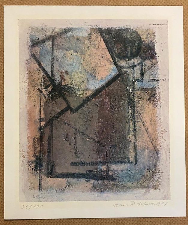 Original Grafik H. R. Schiess (ID b1935) (Gebraucht) in Gelterfingen für CHF 20 – mit Lieferung ...