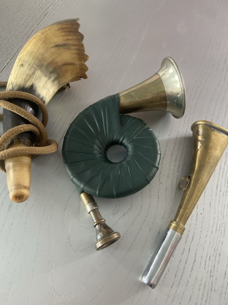 Corne de chasse en corne véritable - Parfait état! (D'occasion) à ...