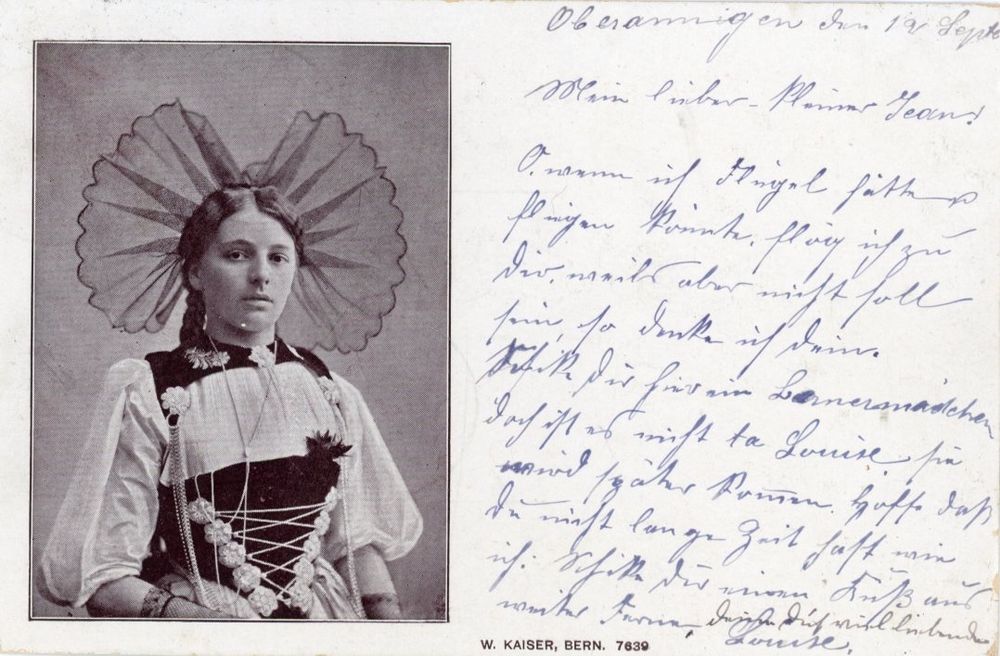 Bern BE - Tracht (Poststempel: WYSSACHENGRABEN) um 1902 (Gebraucht) in ...