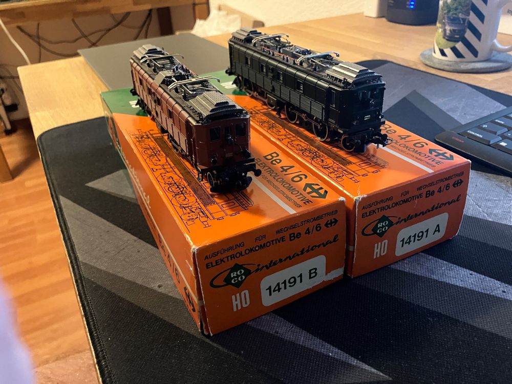 Grüne Roco Lokomotive Be 4/6 (Gebraucht) in Deitingen für CHF 46 – mit ...