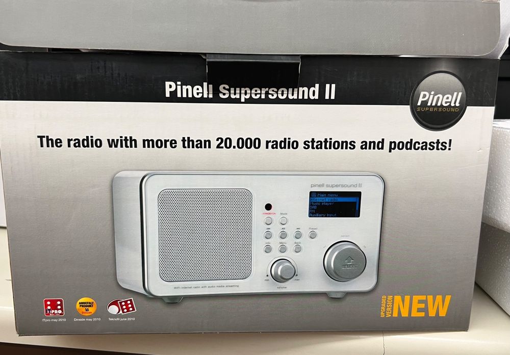 Pinell Supersound II DAB + Internet Radio Alarm AUX WLAN LAN (Gebraucht ...
