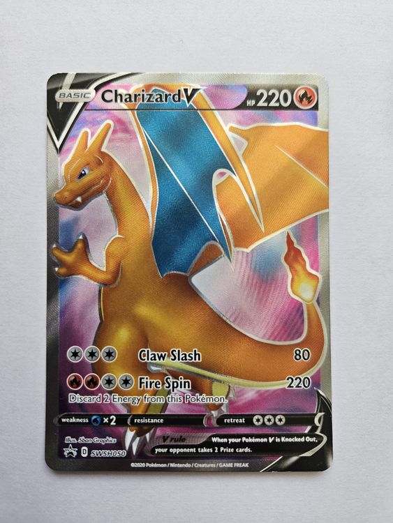 Charizard V SWSH050 Pokemon Sword and Shield Promo / EN | Kaufen auf ...