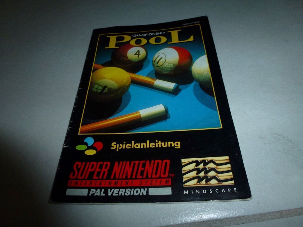 Anleitung zu Championship Pool SNES (Gebraucht) in Olten für CHF 5 ...