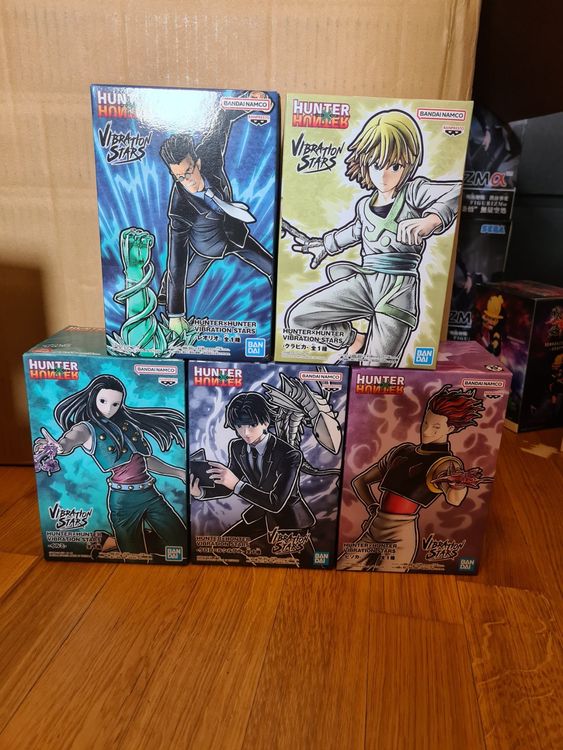 Hunter X Hunter Vibration Stars Figure Banpresto Set of 5 (Neu und ...