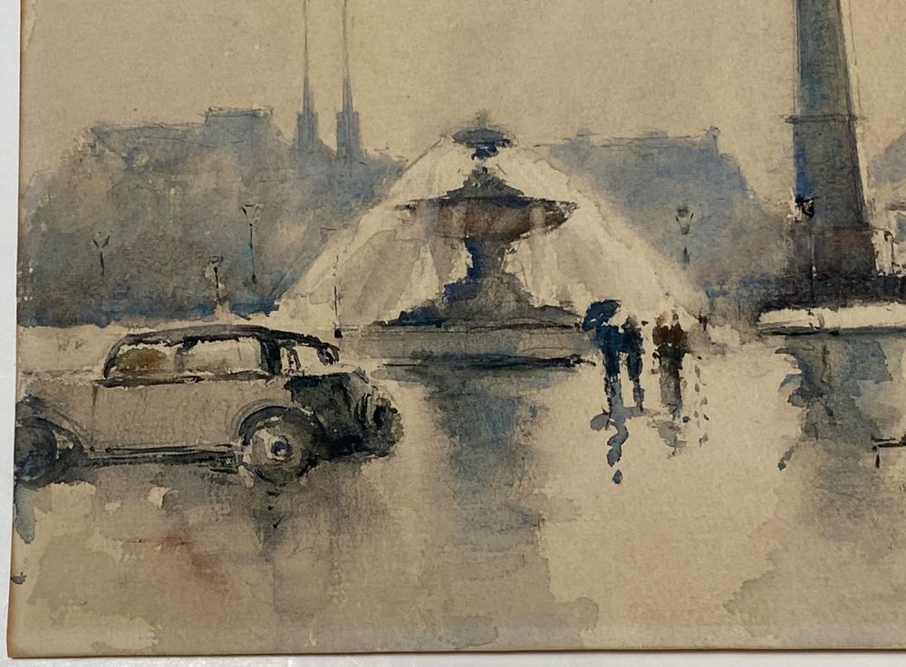 Strassenszene Paris Aquarell unleserlich signiert (Gebraucht) in Root für CHF 67 – mit Lieferung ...