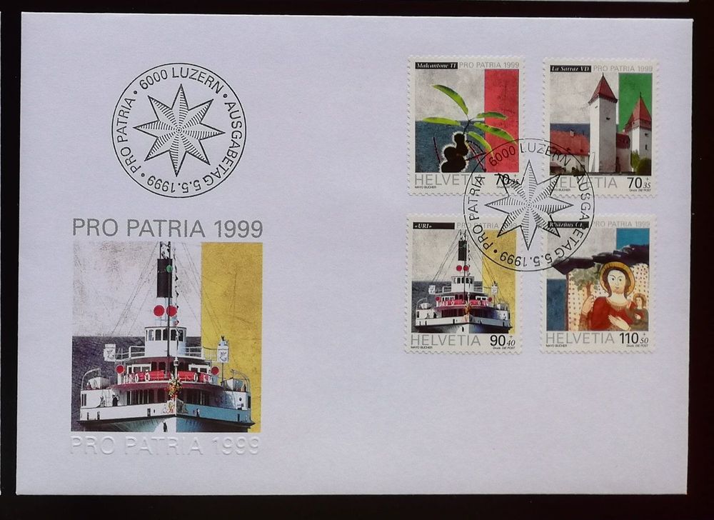 FDC Pro Patria 1999 Kulturgüter und Landschaften (IV) | Kaufen auf Ricardo