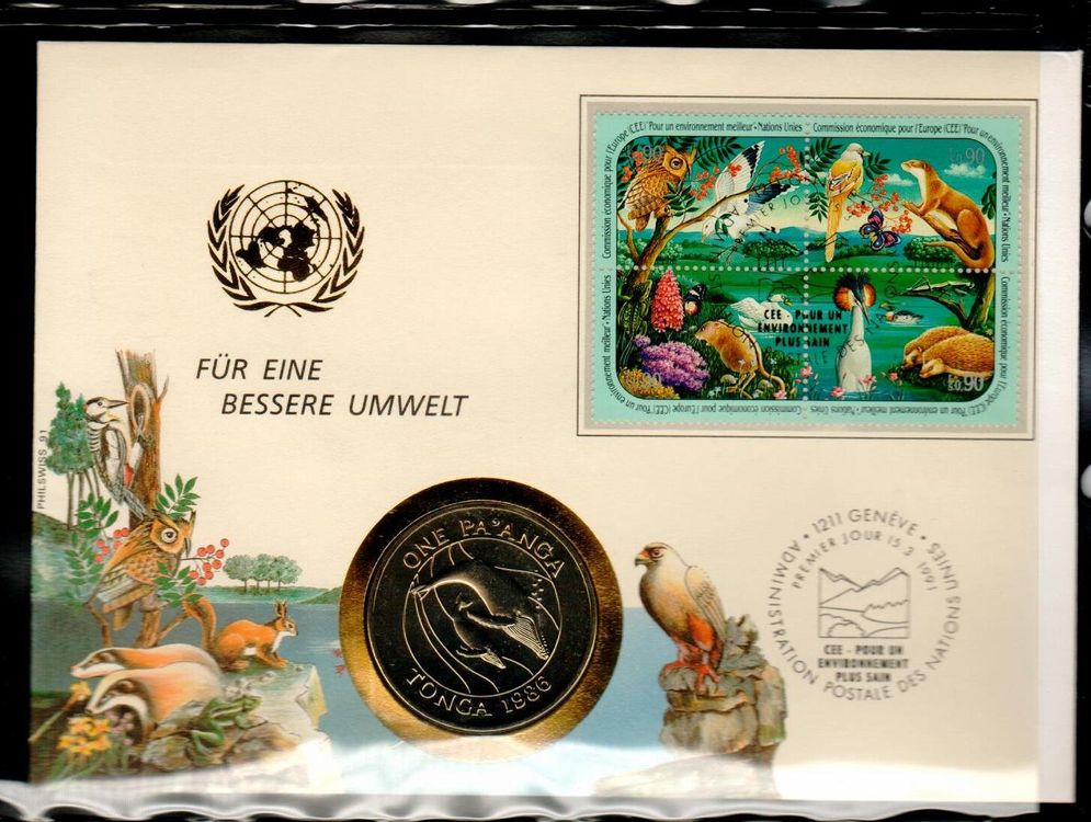 Münzbrief, für eine bessere Umwelt (Gebraucht) in Wolhusen für CHF 4 ...