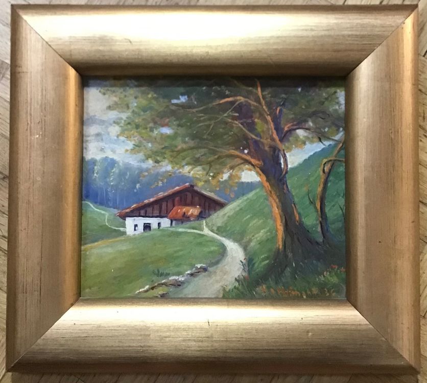 Landschaft Gemälde Unleserlich Signiert (Gebraucht) in Root für CHF 10 – mit Lieferung auf ...