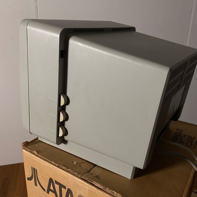 Vintage Computer CRT Monitor • ATARI SM124 • für Atari ST | Acheter sur ...