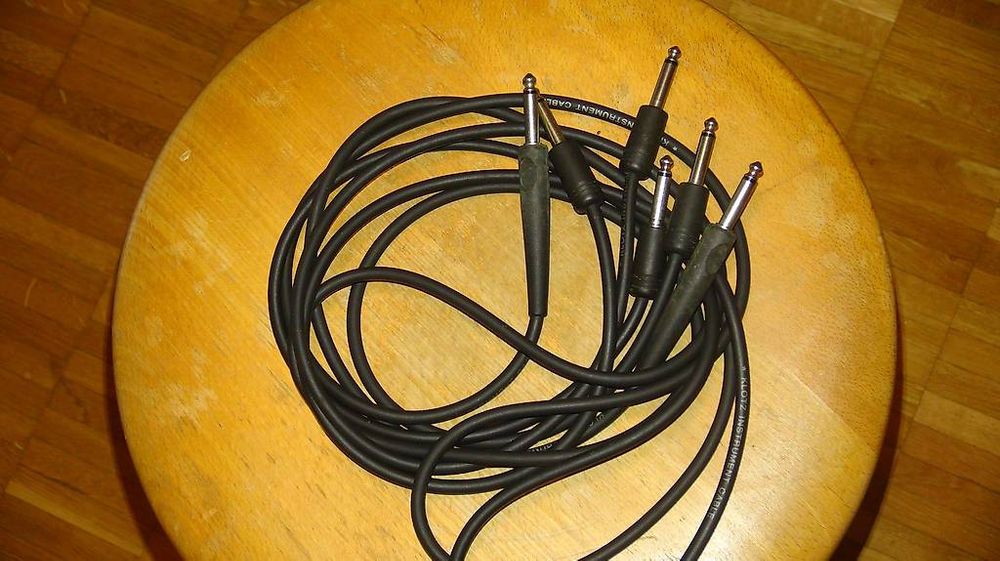 Jack Mono Kabel 3 Stück 1,5 Meter nur CHF 15 (Gebraucht) in Regensdorf für CHF 15 – mit ...