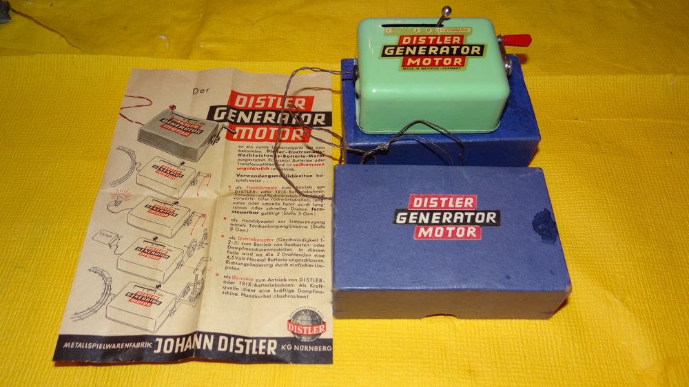 Original Distler Generator Motor guter Zustand, selten OVP | Kaufen auf ...