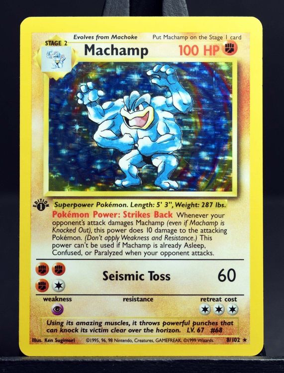 Machamp Holo Base Set - LP - Ab 1 Fr. | Kaufen auf Ricardo