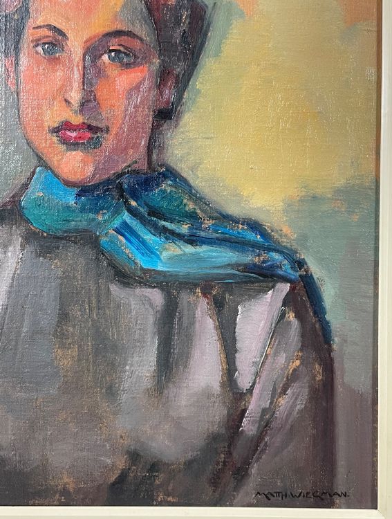 Matthieu Wiegman (1886-1971) grosses Gemälde (Gebraucht) in Root für ...