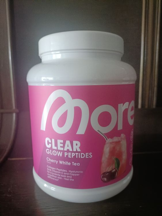 More Nutrition Clear Glow Peptides Cherry White Tea (Gebraucht) in ...
