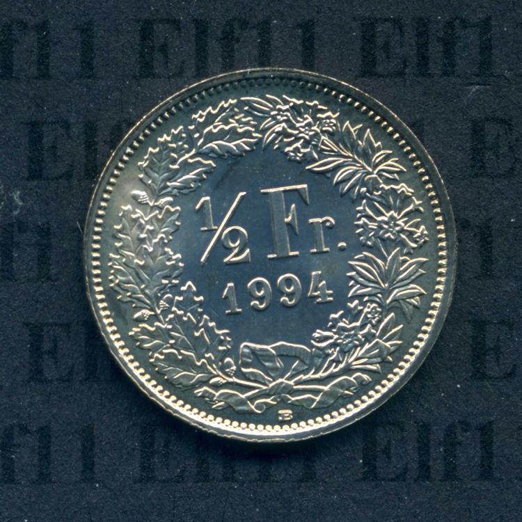 CHF___0.50 1994 stgl * nigelnagelneu! 50 Rappen (Neu (gemäss Beschreibung)) in Widnau für CHF 4 ...