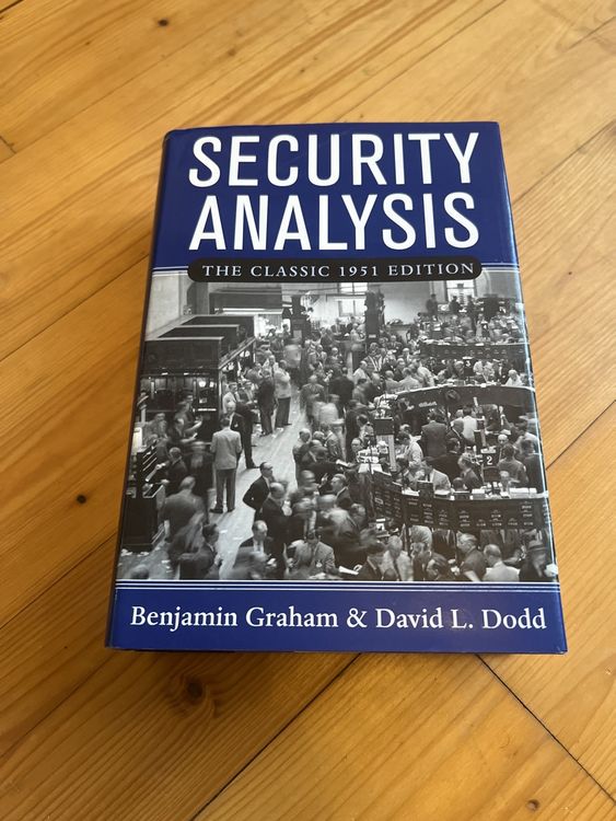 Security analysis - Benjamin Graham and David Dodd (Gebraucht) in ...