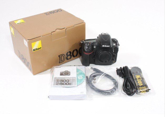 Nikon D800 Body + CF Card + B Hessler Book -New & Low Clicks (Neu und originalverpackt) in ...