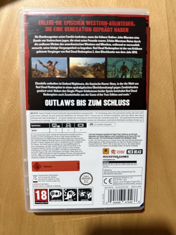 Red Dead Redemption für Nintendo Switch - Top Zustand! (Neu (gemäss ...