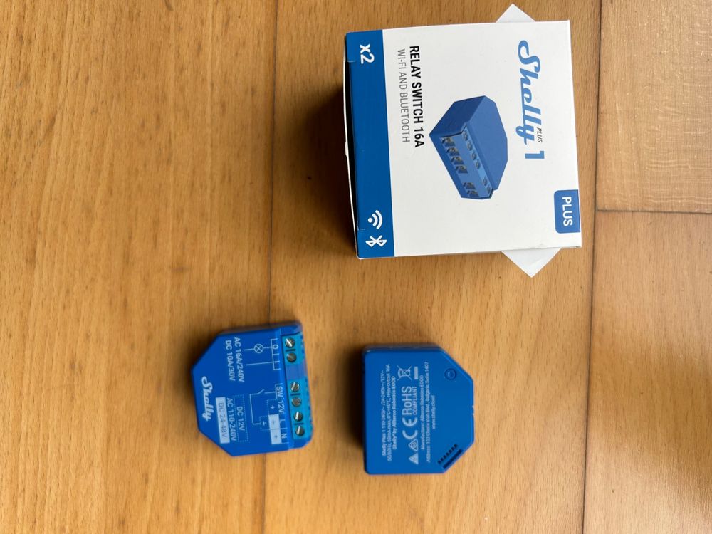 Shelly Plus 1, Relay Switch 16A, 2 Stück | Kaufen auf Ricardo