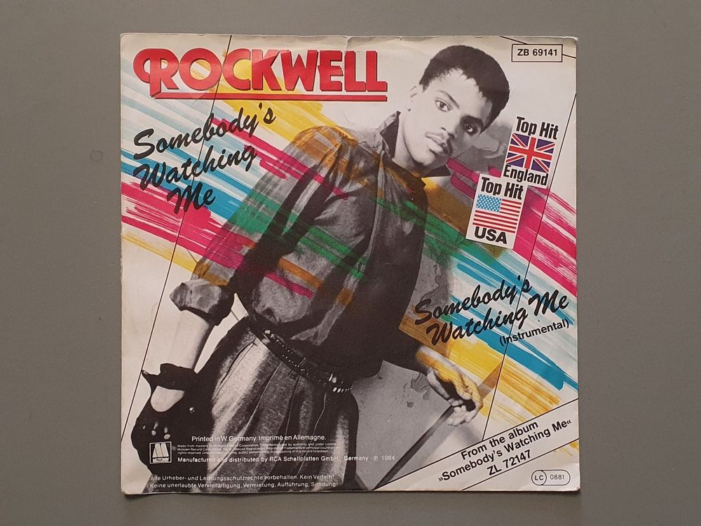 Rockwell - Somebody's Watching Me (Single 1983) (Gebraucht) in Aegerten ...
