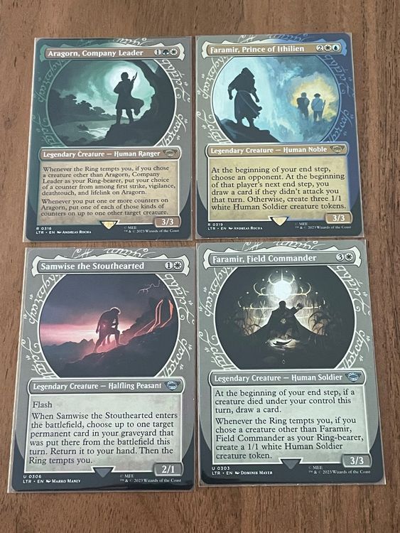4 Showcase Cards / The Lord of the Rings | Kaufen auf Ricardo