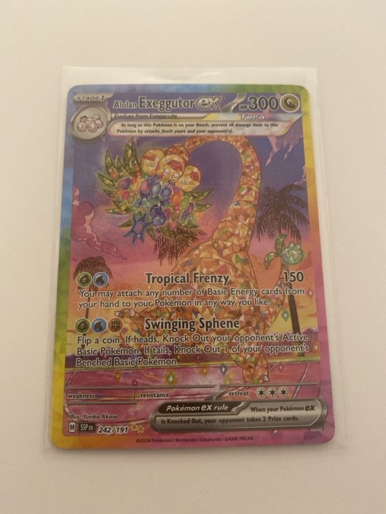 Alolan Exeggutor EX Tera 242/191 Pokemon NM Surging Sparks | Kaufen auf ...
