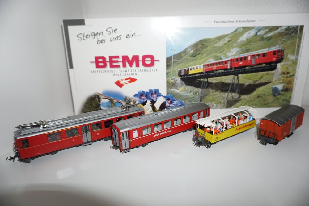 BEMO 7266 100 - RhB Berninabahn Startset H0m (Gebraucht) in Matten b ...
