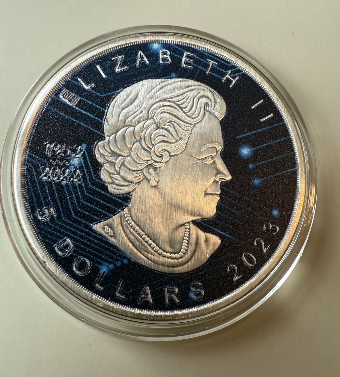 Maple Leaf Crypto Bitcoin 2023 1 oz Color Royal Canadia (Gebraucht) in ...