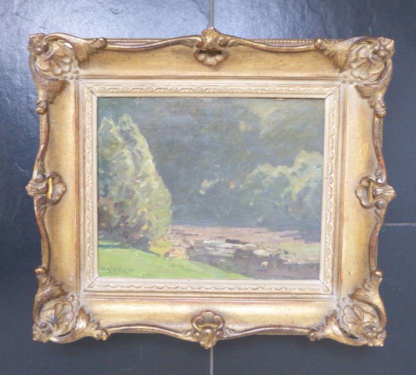 Gemälde, Landschaft von H. Gattiker Schweizer Maler (Gebraucht) in Neuhausen für CHF 106 – mit ...