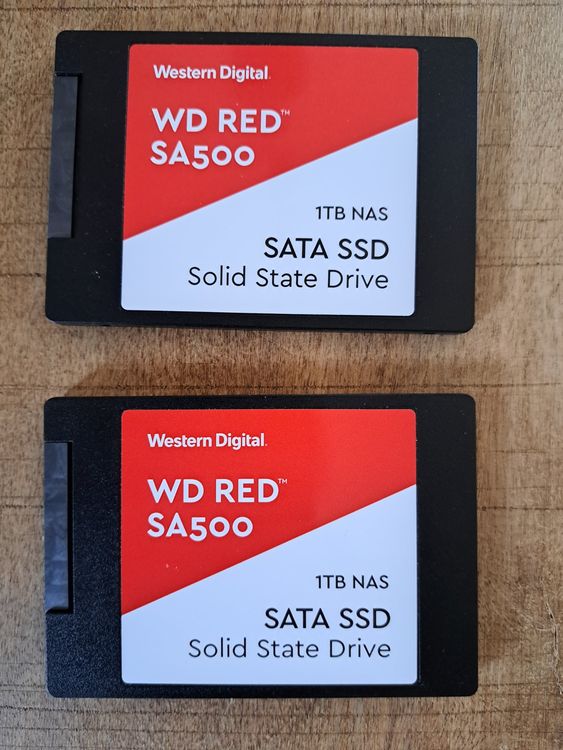 2 x 1TB WD Red SA500 SATA SSDs (Gebraucht) in Kestenholz für CHF 112 ...