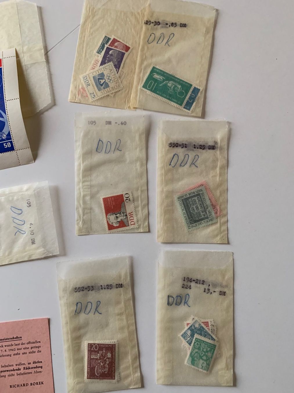 DDR Briefmarken Konvolut – Blöcke & Sätze 60er Jahre (Neu (gemäss ...