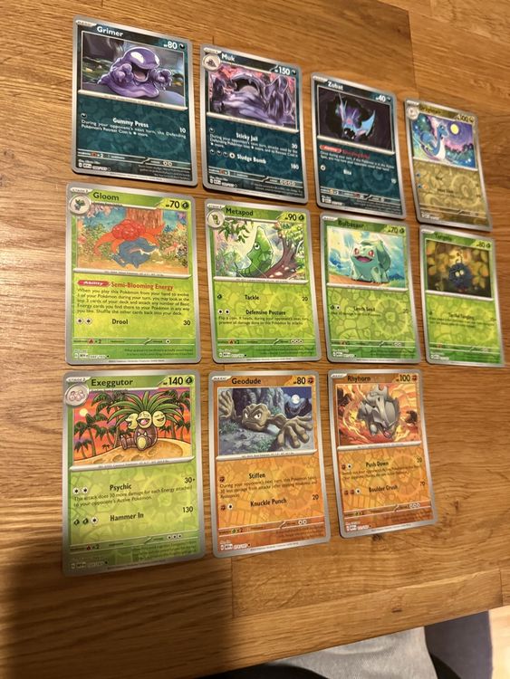 Pokemon 151 - Reverse und Holo‘s Bulk - Top Zustand!! (Neu (gemäss ...