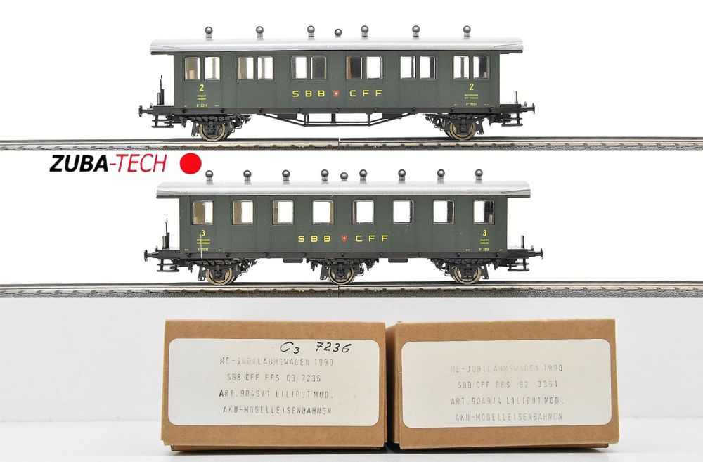 Aku 2x Plattformwagen SBB H0 GS mit OVP | Kaufen auf Ricardo