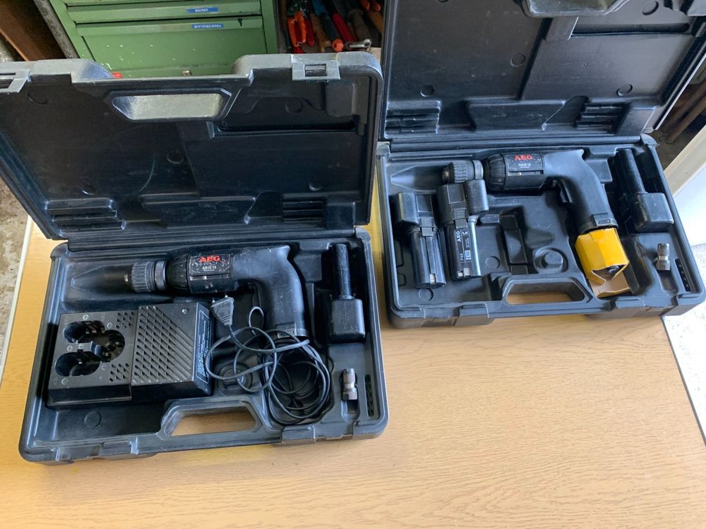 AEG ABS 13 Akkubohrer Akkuschrauber 2 Stück (Defekt) | Kaufen auf Ricardo
