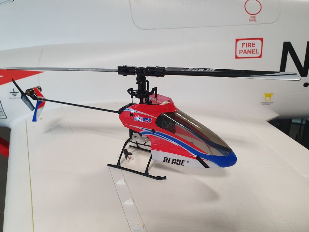 Blade mCP X V2 BNF Micro 3D Heli 245mm Rotor inkl. 6 Akkus (Gebraucht ...