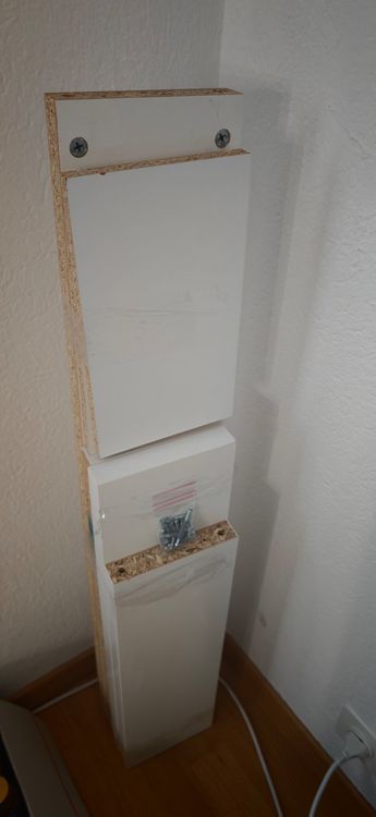 IKEA MICKE Schreibtisch mit Aufsatz – Weiss – guter Zustand (Gebraucht ...