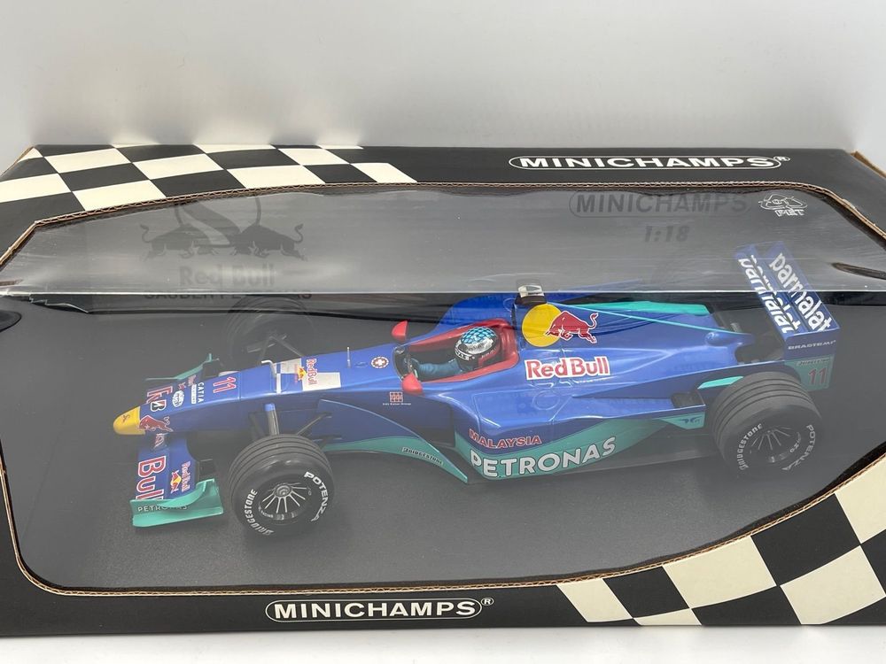 Sauber C18 Red Bull Jean Alesi F1 1999 Minichamps 1:18 (Neu und ...