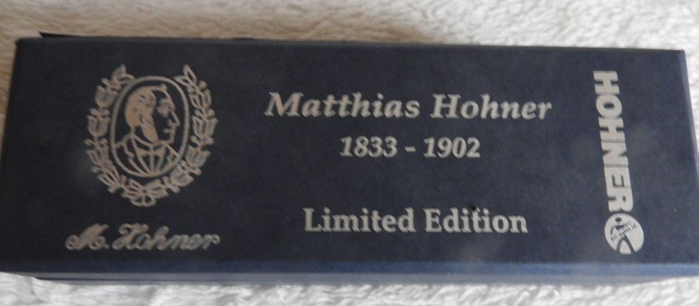 HOHNER, ORIGINAL LEERE SCHACHTEL, MATTHIAS HOHNERS 15X5X4cm (Neu ...