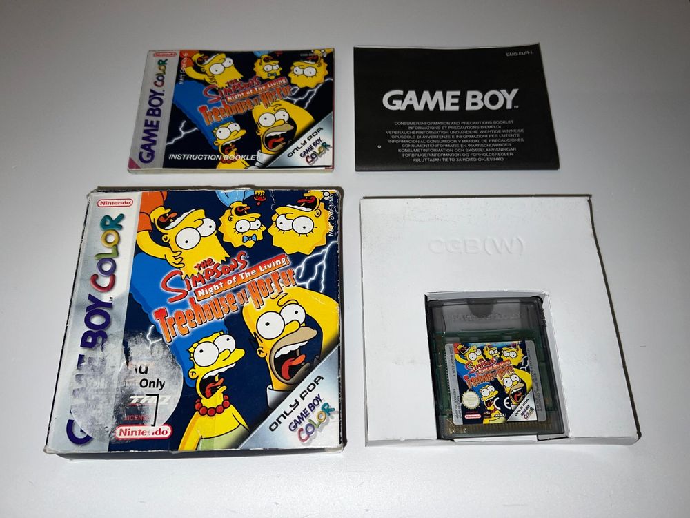 GBC - Simpsons: Night of the living Treehouse of Horror OVP | Kaufen ...