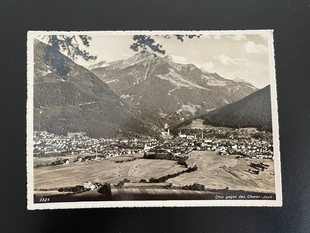 AK GR Chur gegen das Churer-Joch | Kaufen auf Ricardo