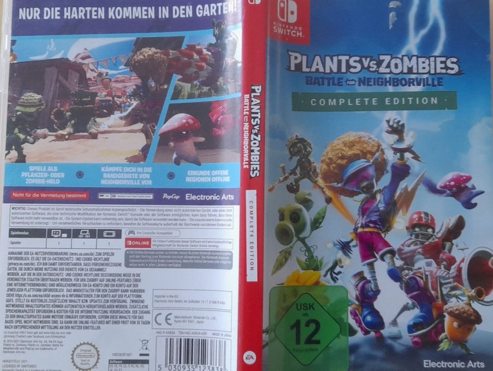 Nintendo Switch, Plants vs Zombies, complete Edition (Gebraucht) in Bad ...