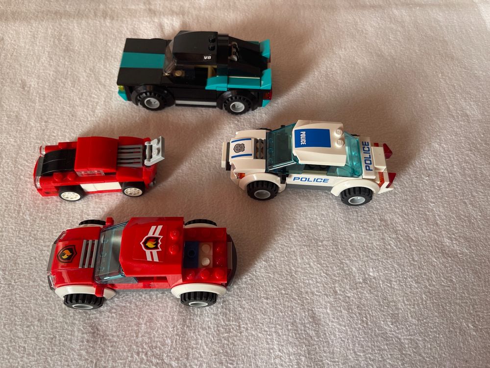 Lego - 4 Fahrzeuge (Gebraucht) in Gelterkinden für CHF 10 – mit ...