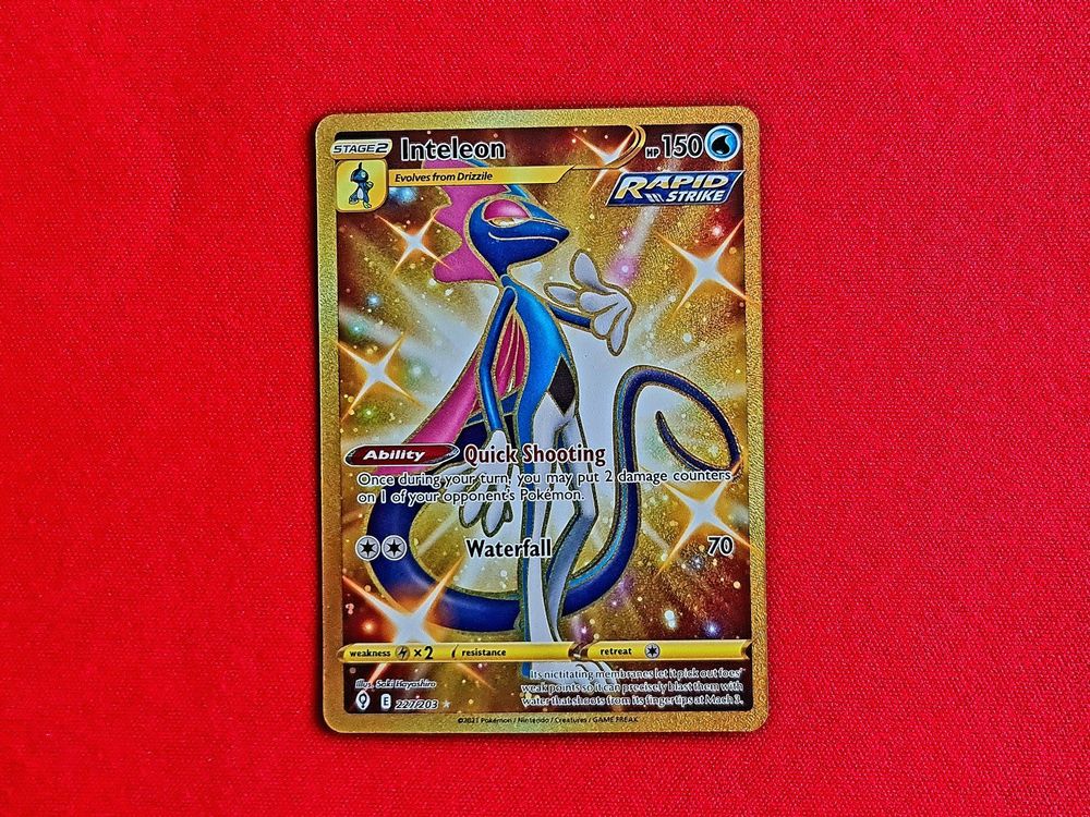 Inteleon Gold Shiny Evolving Skies - EN - (MINT) | Kaufen auf Ricardo